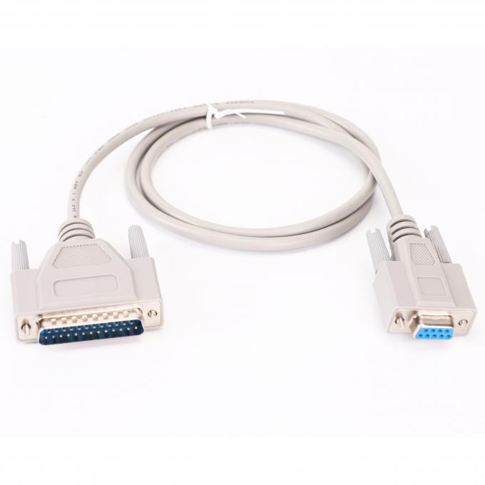50cm D SUB Cables 25 Pin Connector Male To 9 Pin Female Printer ...
