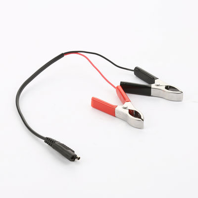 Custom DC Charging Cable With Alligator Crocodile Clip Wire Harness