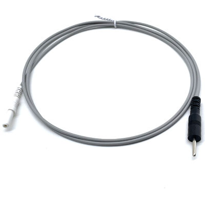 Custom Electrode Lead Wire Tens Cable 1.5mm 2.0mm Electrode Pin Male To ...