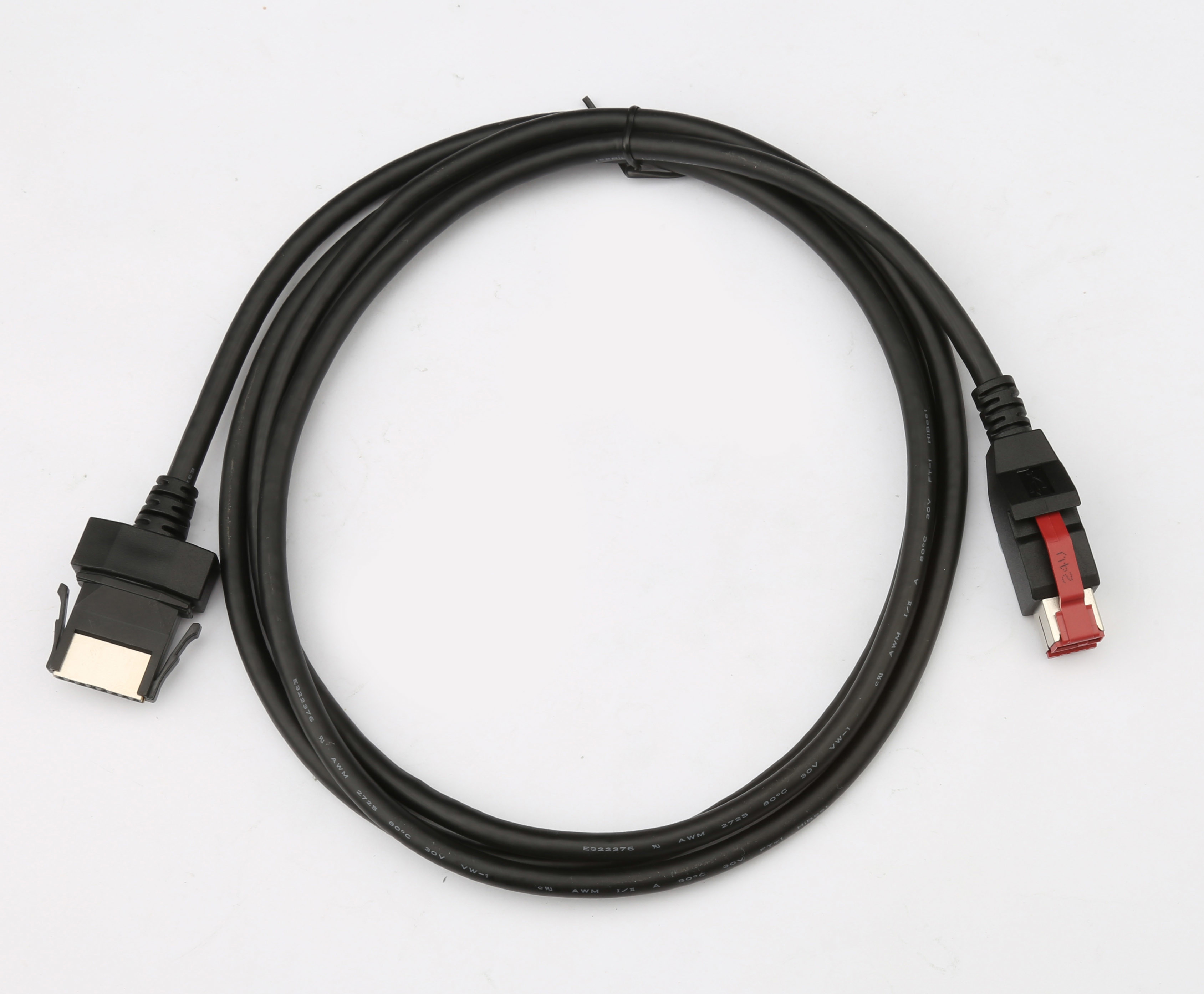24V To 1X8P Printer Cable 12V 24V PoweredUSB Cable